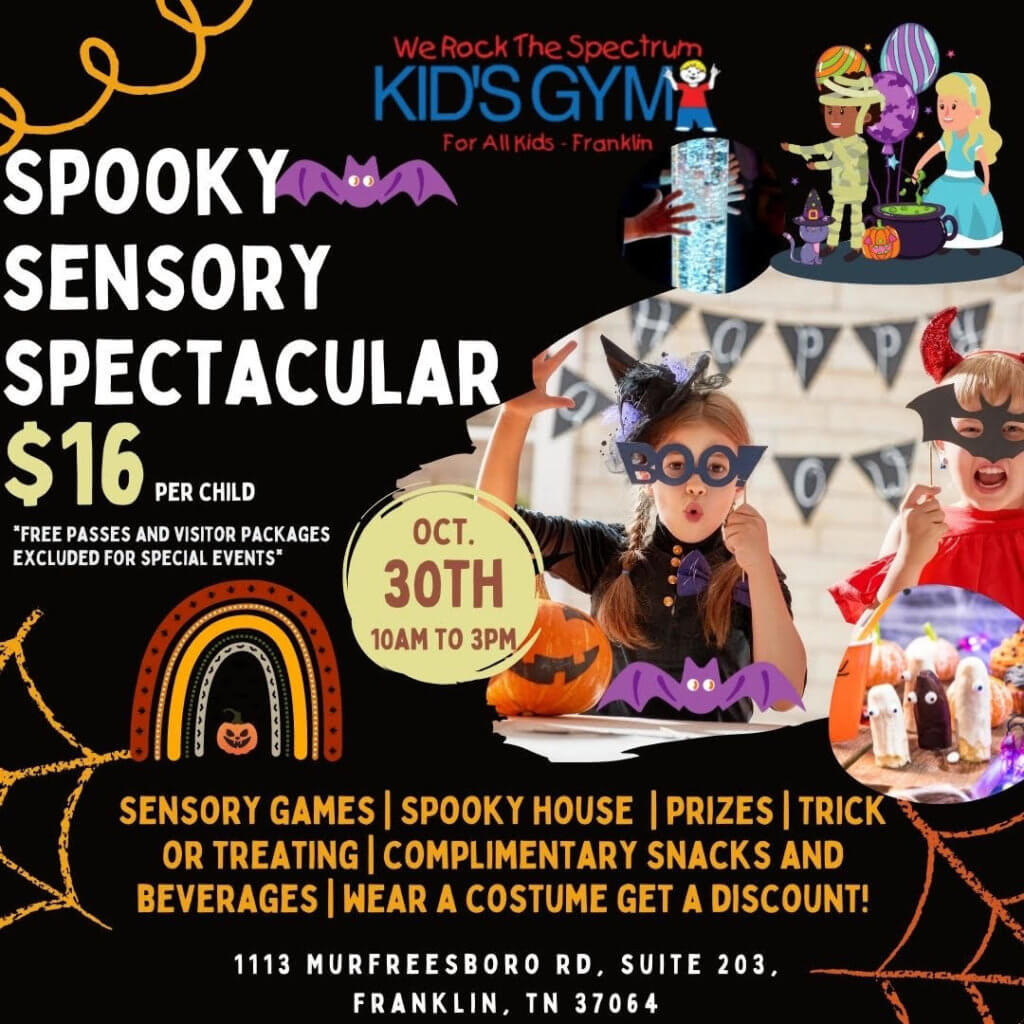 Spooky Sensory Spectacular | Hopebridge Autism Therapy Center