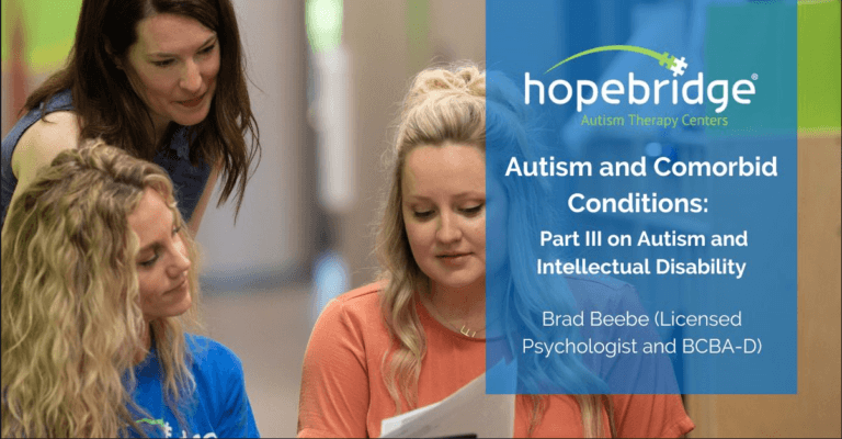 Autism & Comorbid Conditions: Part III on Autism and Intellectual ...