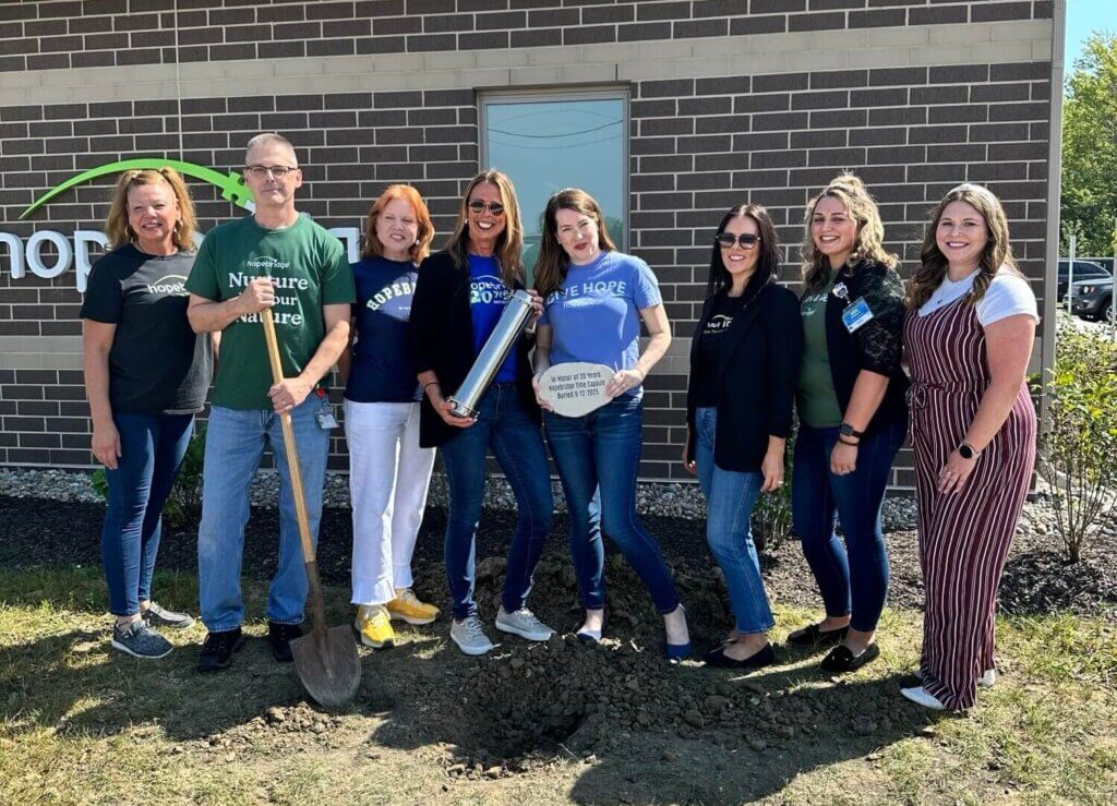 Hopebridge Buries Time Capsule in Honor of 20 Years of Service ...
